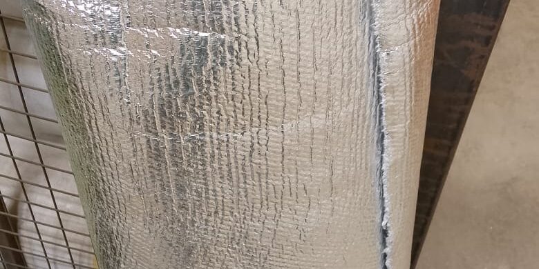 Ceramic Cloth with Foil – 30m x 1m x 3mm | Custom Sizes Available| Heat ...