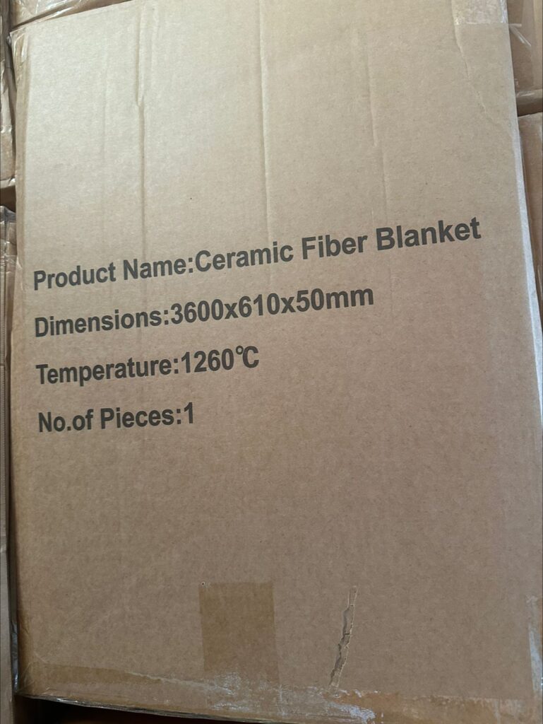Ceramic Fiber Blanket | High Temperature Insulation – 3600mm x 610mm x ...