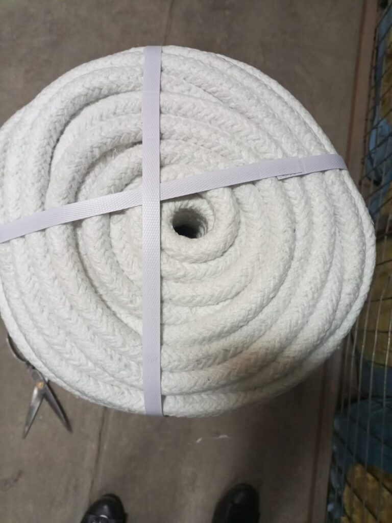 High-Temperature Ceramic Fiber Round Rope for Sealing & Insulation ...