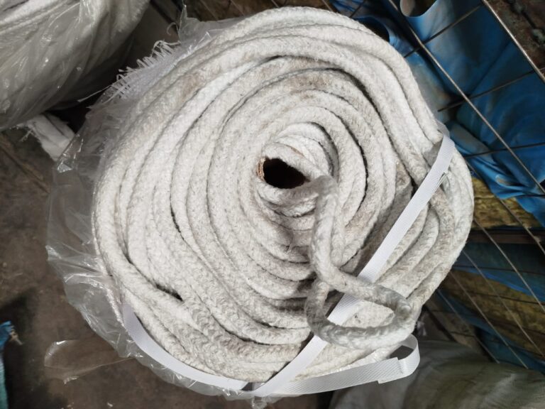High-Temperature Ceramic Fiber Round Rope for Sealing & Insulation ...